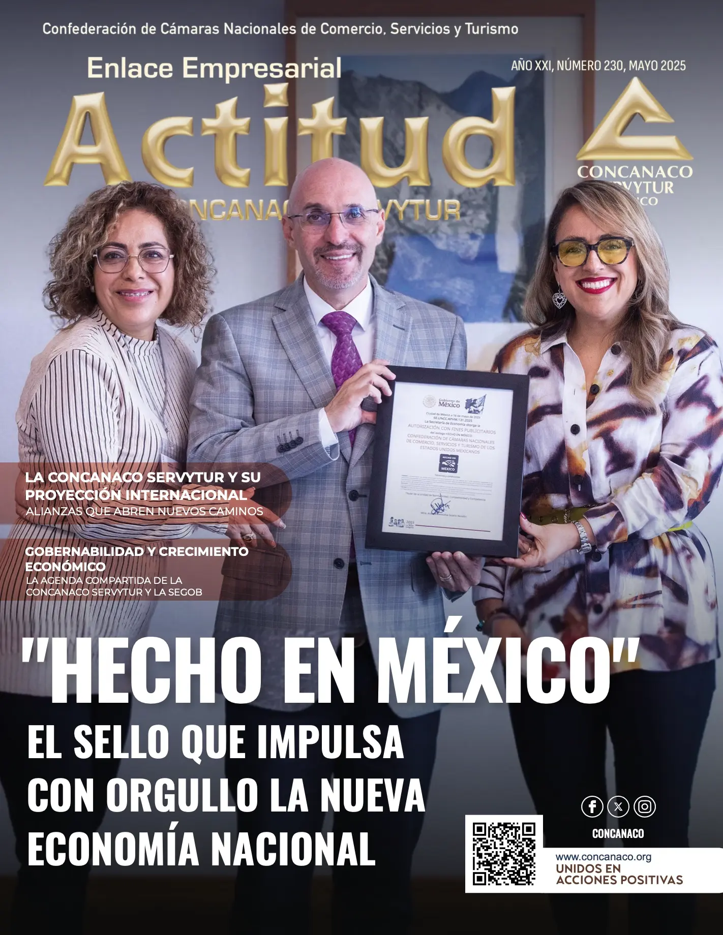 Revista Enlace Empresarial Actitud, Mayo 2025